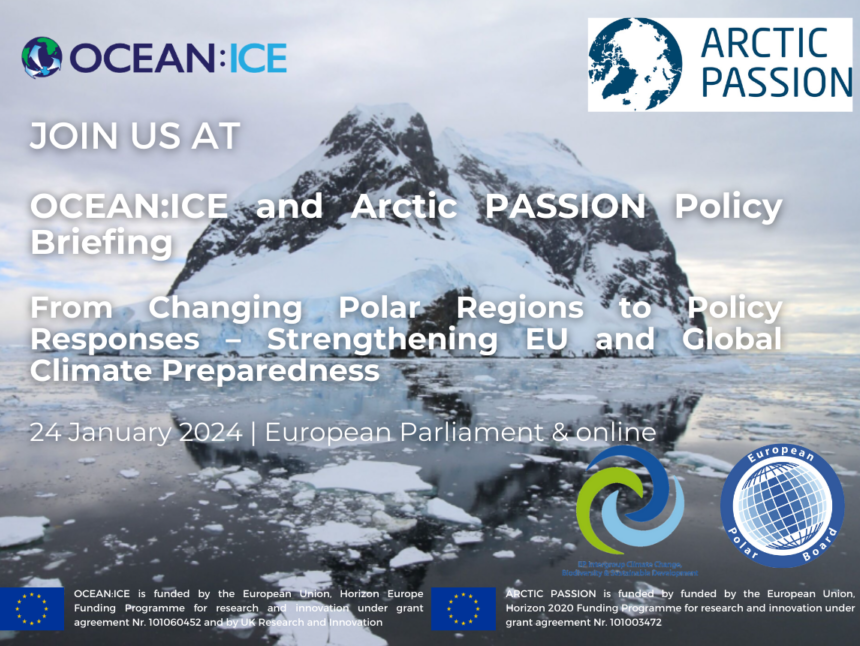 24 January 2024, OCEAN:ICE and Arctic PASSION Policy Briefing - OCEAN ICE